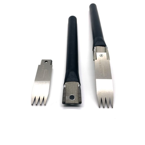 3 Teeth tire rubber vent trimming knife – FEFO Knives