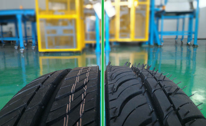 Automatic vent trimming machinery for passenger and truck tyres